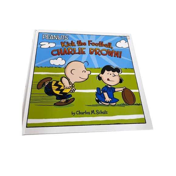 Kohl's | Other | Peanuts Kick The Football Charlie Brown Hardcover Book ...